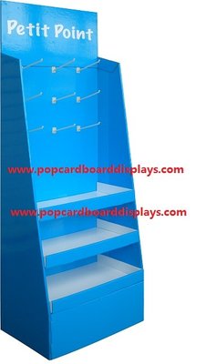 Hanger Pop Corrugated Floor Displays For Hook Clothing Retail supplier