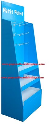 Hanger Pop Corrugated Floor Displays For Hook Clothing Retail supplier