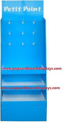 Hanger Pop Corrugated Floor Displays For Hook Clothing Retail supplier