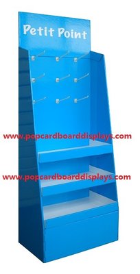 Hanger Pop Corrugated Floor Displays For Hook Clothing Retail supplier
