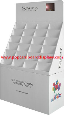 Retail Floor Displays Greeting Cards Display Cell Room Display Stand supplier
