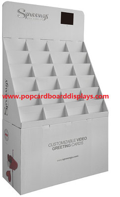 Retail Floor Displays Greeting Cards Display Cell Room Display Stand supplier