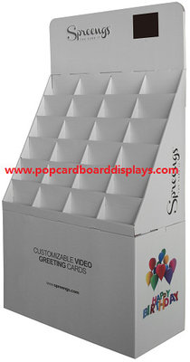 Retail Floor Displays Greeting Cards Display Cell Room Display Stand supplier