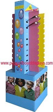 Sunglasses Cardboard Display Stands eyewear storage display retail supplier