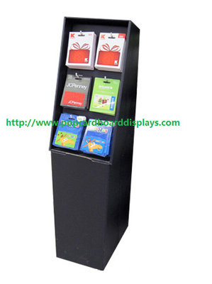 POP / POS Black Corrugated Cardboard Display , Cardboard Magazine Display supplier