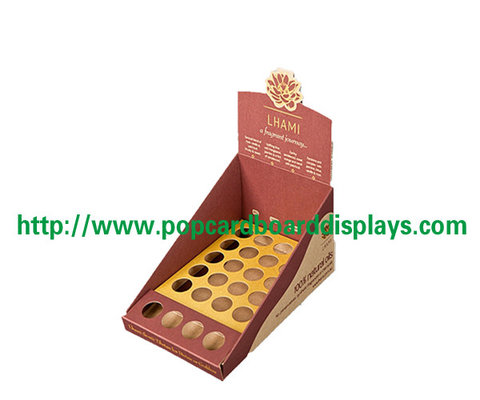 Recyclable Pop Corrugated Cardboard Counter Display Stands Shock-proof supplier