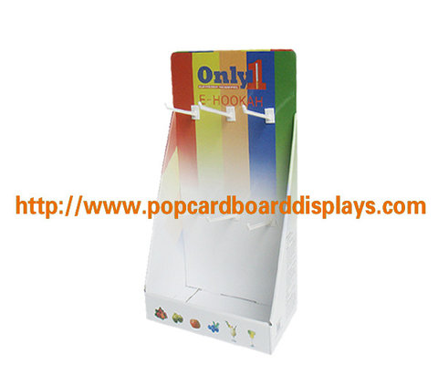 Goods Hanging Pop Colorful Cardboard Counter Displays 100% Recyclable supplier