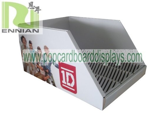 One Direction Cardboard Counter Display Dump Cardboard Bin Display Unit Racks ENDB015 supplier