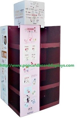 Gift Cards Cardboard Pallet Display Retail Supermarket Display Shelf supplier