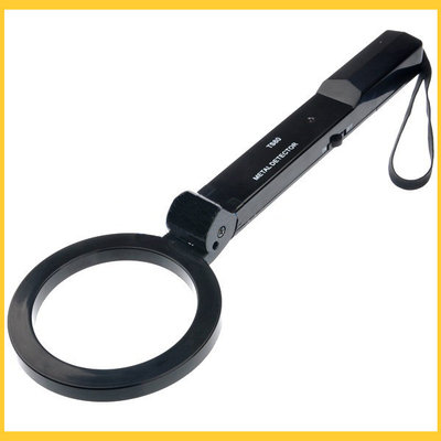 25khz Mini Folding Lightweight Folding Metal Detector Sound Alarm For Railway Stations
