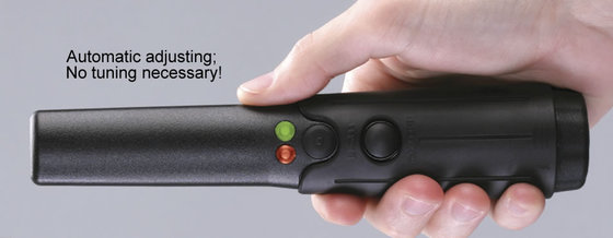 Tactical Hand Held Portable Metal Detector 360 Degree Detection Area