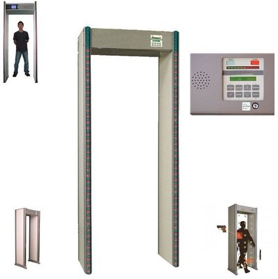 50 / 60Hz Door Frame Metal Detector Audible And Visual Alarms