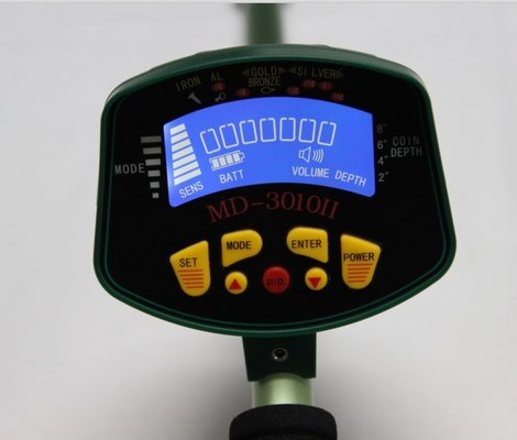 Yellow Hand Held Metal Detector With LCD Display Detecting Pipelines