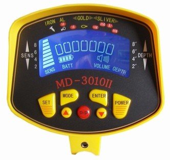 Yellow Hand Held Metal Detector With LCD Display Detecting Pipelines