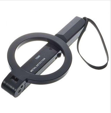 Mini folding lightweight metal detector Sound Alarm for railway stations