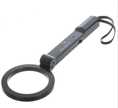 Mini folding lightweight metal detector Sound Alarm for railway stations