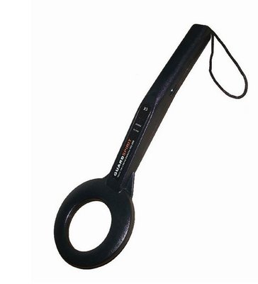 Black Ferrous / Non ferrous metal detector with long battery life