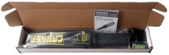 Rechargeable Super Scanner Portable Metal Detector with fast detecting process