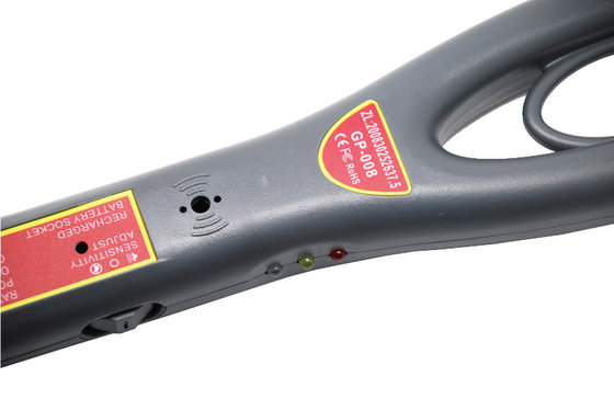 Security Portable Metal Detector with LED Light and Vibration alarm
