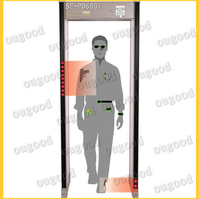 Walk through security metal detectors with 33 zones / Audible and visual alarms