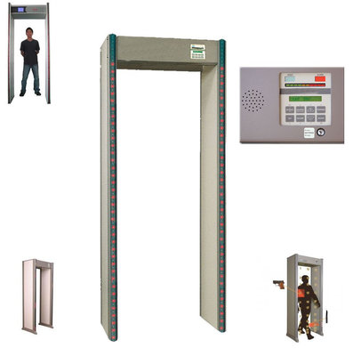 Walk through security metal detectors with 33 zones / Audible and visual alarms