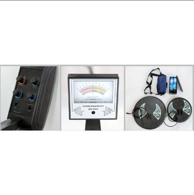 Underground metal detector MD5008 with two coils and 3.5 m detecting depth