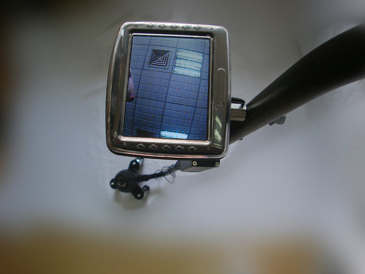 220MA Visual under Vehicle search system with infrared camera and 3.5 inch screen
