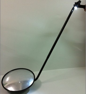 Trolley Telescopic visual Under Vehicle Search Mirror with acrylic