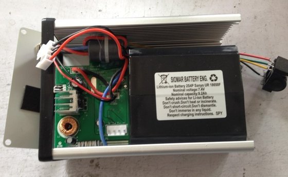 7.4V 9.2Ah Lithiumion Powerful Battery for GPX Gold metal detector with 68 Wh and amplifier