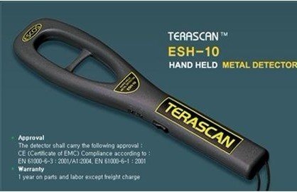 Security Handy scan Hand Held Metal Detectors for body scanner