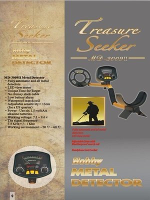Deep Ground Searching Hobby hunting metal detector for Relic hunting