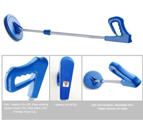 Light weight Portable Starter basic metal detector for Kids and Children
