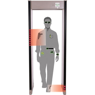 Multizones Digital Metal Detector with LCD Screen / door frame metal detector