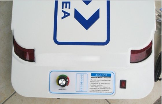 Table top small pins staple needle clothing metal detector in textile industry