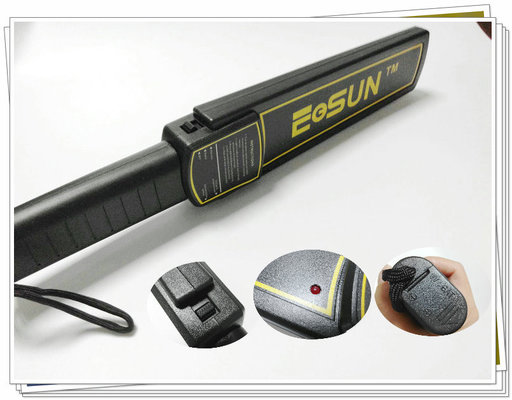 Automatic Turning 360 Degree Handheld Metal Detectors Audio Led Alert
