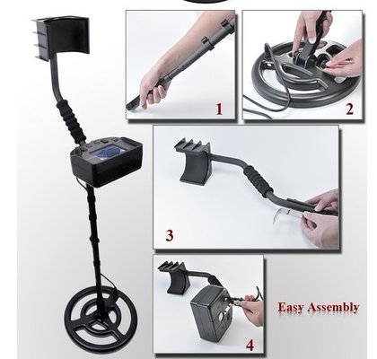 Portable Treasure Searching Gold Metal Detector / Gold scanner with 7.2 khz frequency