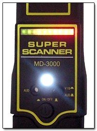Mini Non ferrous and Ferrous Portable Metal Detector Super scanner with LED Power Indicator
