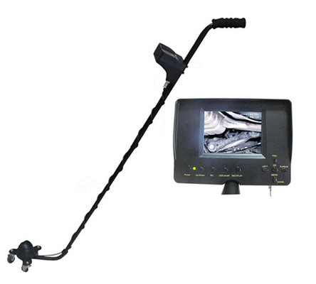 Security under vehicle search camera with 3.5'' HD LCD Screening