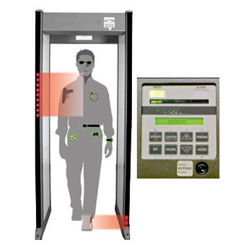 Professional Security Explosive Walk Through Metal Detector Durable IP 55