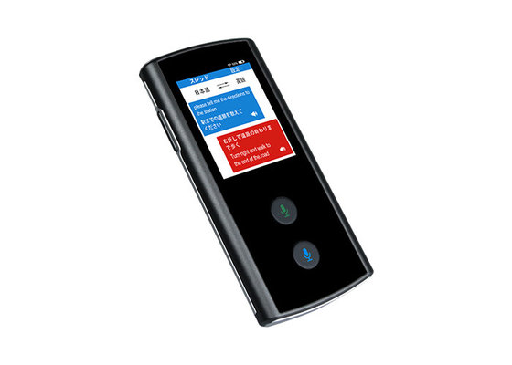 All Black Smart Voice Language Translator For Business Meeting / Learning