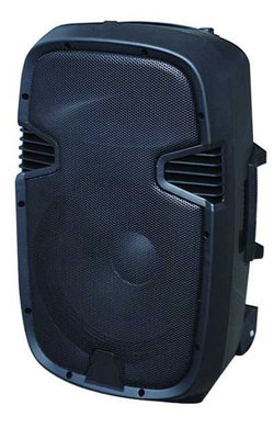 Single Lightweight Portable Rechargeable Trolley Speaker , Wireless Battery Speakers