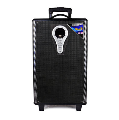 10 Inch Bass Wireless PA System Outdoor Portable Speakers Battery 2.6Ah / 12V