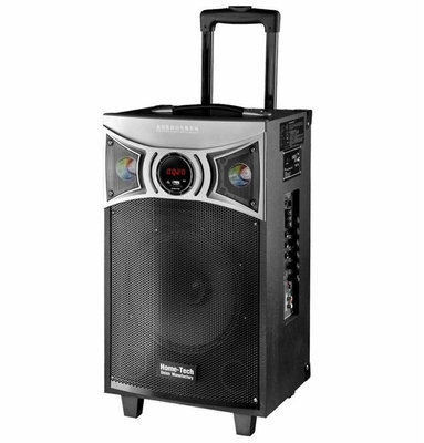 Multifunction Portable Active Trolley Disco Light Bluetooth Speaker For Party