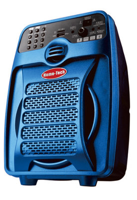 Reachargeable Battery Plastic Speaker Box , Bluetooth PA Speaker With Microphone