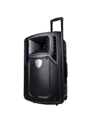 Wireless Disco Light Rechargeable Trolley Speaker For Party / Bluetooth Dj Speakers