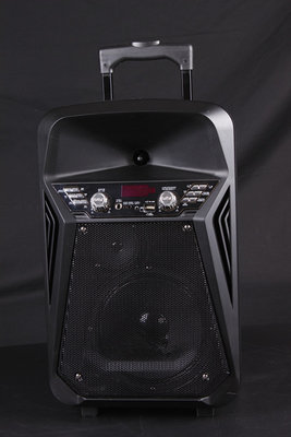 Compact Outdoor Portable Wireless PA System / Bluetooth Trolley Speaker