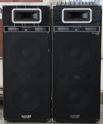 Dual 10 Inch Wireless PA Speakers , Bluetooth DJ Party Speaker With Equalizer