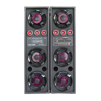 Dual Equalizer Portable Bluetooth PA Speakers For Concert , Active Outdoor Speakers