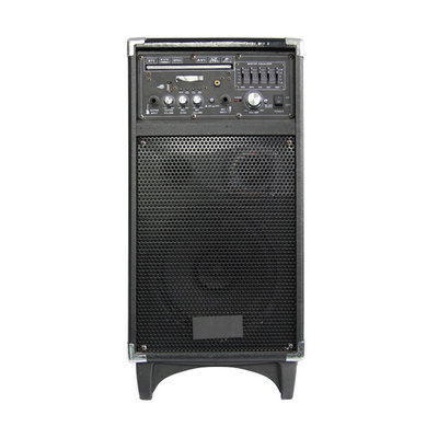 8 Inch Portable Trolley Speaker Battery Powered Pa System With Dvd Player And Bluetooth