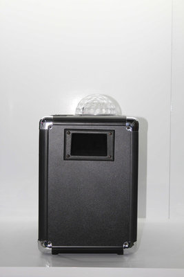 Top Laser Disco Light Rechargeable PA Speaker / Portable Speaker Box With Battery